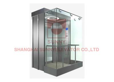 China CE  Square 2000kg 1.75m/S Square Panoramic Elevator Lift For Supermarket for sale