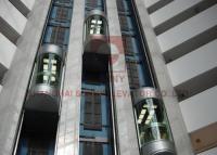 China 1000kg Gearless VVVF Control Panoramic Elevator Center Opening Door for sale