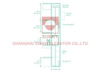 China VVVF 800kg Office Building MRL Home Machine Room Less Elevator for sale