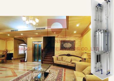 China 0.4m/S Traction Luxury Residential Elevators With Portal Frame for sale