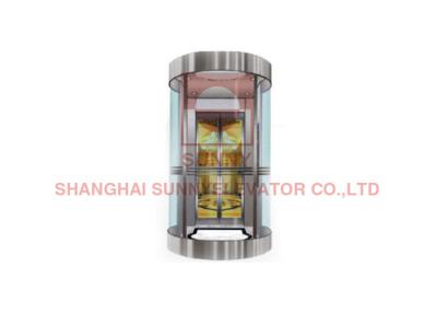 China 400kg Single Door Panoramic MRL Interior Home Elevator Elegant for sale