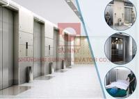 China 1000kg Load Low Noise Hospital Bed Elevator with Hairline Stainless Steel Cabin for sale
