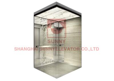 China Mirror Stainless Steel Mrl Passenger Elevator For Energy Saving for sale