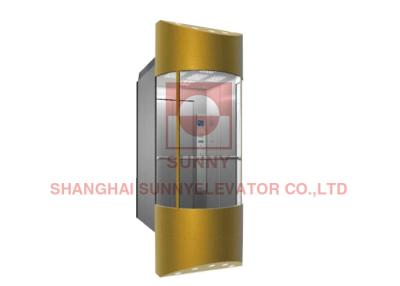 China 0.4m/S Vvvf Stable Safe Observation Panoramic Glass Elevator For 13 Persons for sale