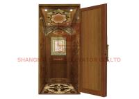 China Vvvf Residential 400kg Load Passenger Elevator Lift With Wood Material for sale
