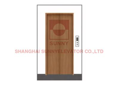 China VVVF Control System Passenger Elevators With Wood Grain Decorative Steel Plate for sale
