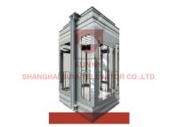 China Square 0.4m/s Sightseeing Panoramic Glass Elevator Stainless Steel for sale