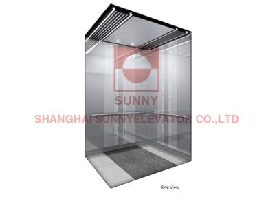 China FUJI Mirror Stainless Steel CabinPassenger Elevator VVVF Control for sale