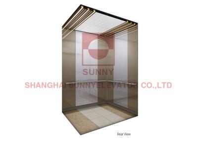 China Three Dimensional Hexagon Design Luxury Elevator Cabin Vvvf Drive for sale