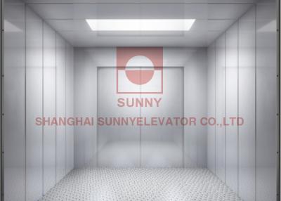 China Warehouse Building Car Freight Elevator VVVF Control With Pattern Steel Plate for sale