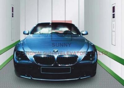 China 5000kg Capacity 0.63m/S Stainless Steel Automobile Vehicle Elevator for sale