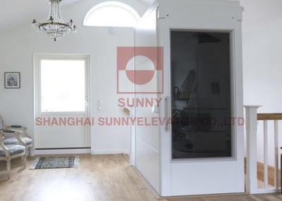 China Small Shaft 300kg Glass Villa Indoor Mrl Residential Elevators for sale