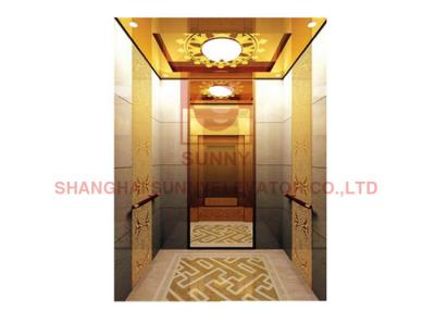 China 1600kg 2.55m/S Stainless Steel Apartment Building Elevator Passenger for sale