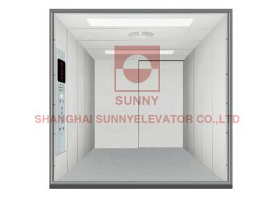 China 10000kg 1m/S  Vertical Hydraulic Cargo Lift Stainless Steel Frame Structure for sale