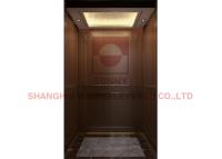 China Wood Finish Machine Room Less Elevator 400Kg Capacity With Light Belt for sale