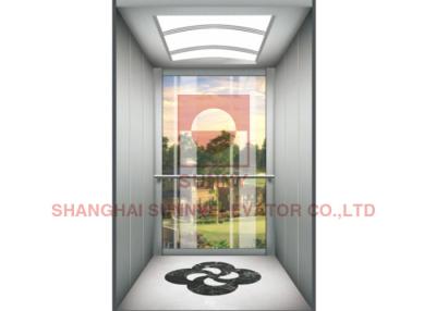 China 630Kg Panoramic Vvvf Restaurant Elevator lift With Machine Room for sale