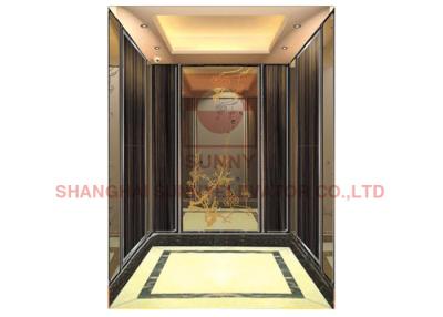 China VVVF 630kg 8 Persons Cabin Decoration MRL Passenger Elevator Lift for sale