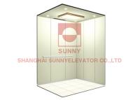 China Passenger Elevator Cabin Decoration With Steel Painted LED Lighting for sale
