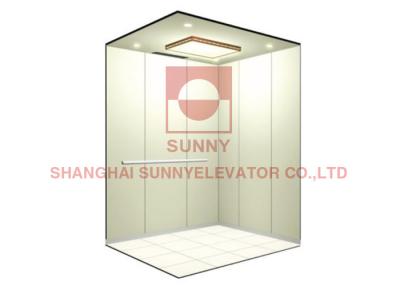 China Passenger Elevator Cabin Decoration With Steel Painted LED Lighting for sale
