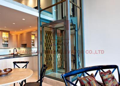 China 203mm And 0.4m/S Speed Passenger Residential Home Elevators Without Pit Depth for sale