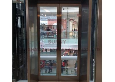 China MR Round Sightseeing Glass Panoramic Elevator Marble Flooring 630KG for sale
