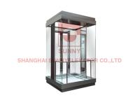 China FUJI Modern Panoramic Tetragonal Glass Sightseeing Elevator With CE for sale