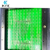 China Industrial Control Electronic PCB Assembly 0.5oz Copper Thickness With Red Silkscreen Color for sale