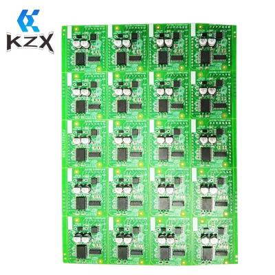 China Connectors SMT EMS PCB Assembly With Yellow Solder Mask Black Silk Screen for sale