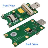 China NGFF(M.2)  To USB 3.0 Adapter With Dual  NANO SIM Card Slot For 3G/4G/5G Module for sale