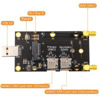 China NGFF(M.2)  To USB 3.0 Adapter With Dual  NANO SIM Card Slot For 3G/4G/5G Module for sale