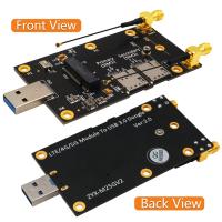 China NGFF(M.2)  To USB 3.0 Adapter With Dual  NANO SIM Card Slot For 3G/4G/5G Module for sale