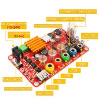 China DC Input 13-24V To 3.3V, 5V, 12V And 1.8V-10.8V (ADJ) Output Voltage Breakout Board for sale