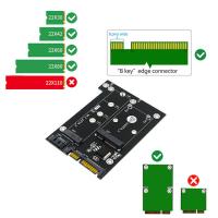 China 2 In 1 MSATA / M.2 NGFF SSD To Dual SATA3 Converter With 3.5 Inch HDD Bracket for sale