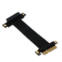 China PCIe 3.0 X16 PCI Express 90 Degree GUP With 3.3v/12v Power LED (20cm) for sale
