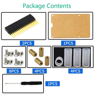 China 2x20-Pin(40Pin) Extra Tall Female Stacking Header For Raspberry Pi A+ Pi Model B+ Pi 2 ,3 4B With Acrylic Base for sale