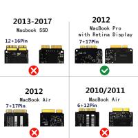 China 7+17 Pin MSATA SSD To SATA Adapter Card For 2012 Macbook Pro  Retina And Imac for sale