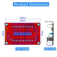 China ATX 24/20 Pin Power Supply Breakout Board Module With USB 5V Port And Acrylic Base for sale