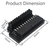 China ATX 24Pin Female To 24pin Male 90 Degree Power Adapter for sale