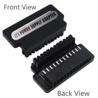China ATX 24Pin Female To 24pin Male 90 Degree Power Adapter for sale