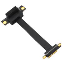 China PCIe 3.0 X16 PCI Express 90 Degree GUP With 3.3v/12v Power LED (20cm) for sale
