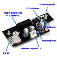 China PCI Express Cable PCI-E 1X To 1X/4x/8x/16x Riser Card Extender for sale