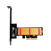 China M.2 NGFF PCI-E Nvme  SSD To PCI Express 3.0 X4 Host Adapter  With Heatsink for sale