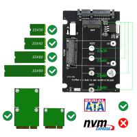 China 2 In 1 Combine M.2 NGFF Key B & MSATA SSD To USB 2.0 Adapter for sale