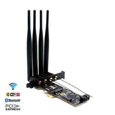 China NGFF M.2 Key B And Key A To PCIe X1 Adpater For 3G/4G And WiFi Card for sale