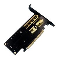 China 3 In 1 Msata And M.2 NGFF NVME  SATA SSD To PCI-E  4X And SATA3 Adapter for sale