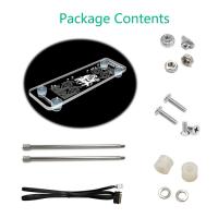China PCI- E 3.0 16X Graphics Card Vertical Kickstand With RGB LED Light For DIY ATX Case for sale