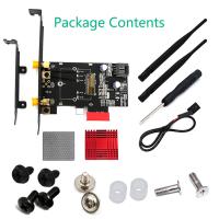 China NGFF M.2 Key A PCIE X1 Adapter For Intel 7265 8260 8265 9260 for sale