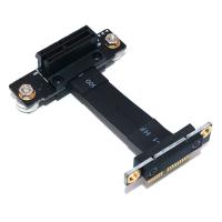 China PCIe 3.0 X16 PCI Express 90 Degree GUP With 3.3v/12v Power LED (20cm) for sale