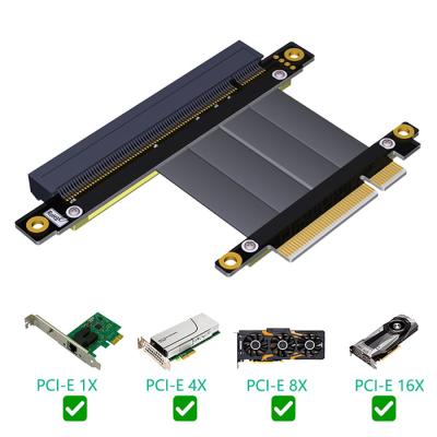 China 1OZ 8Gbps 16X To 8X PCIE Express Extension Cable FCC Easy To Install for sale