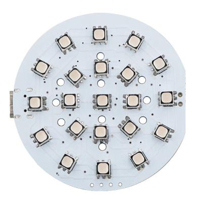 China 1oz Copper 10W SMD LED PCB Assembly FR4 CEM1 LED Bulb Circuit Board for sale